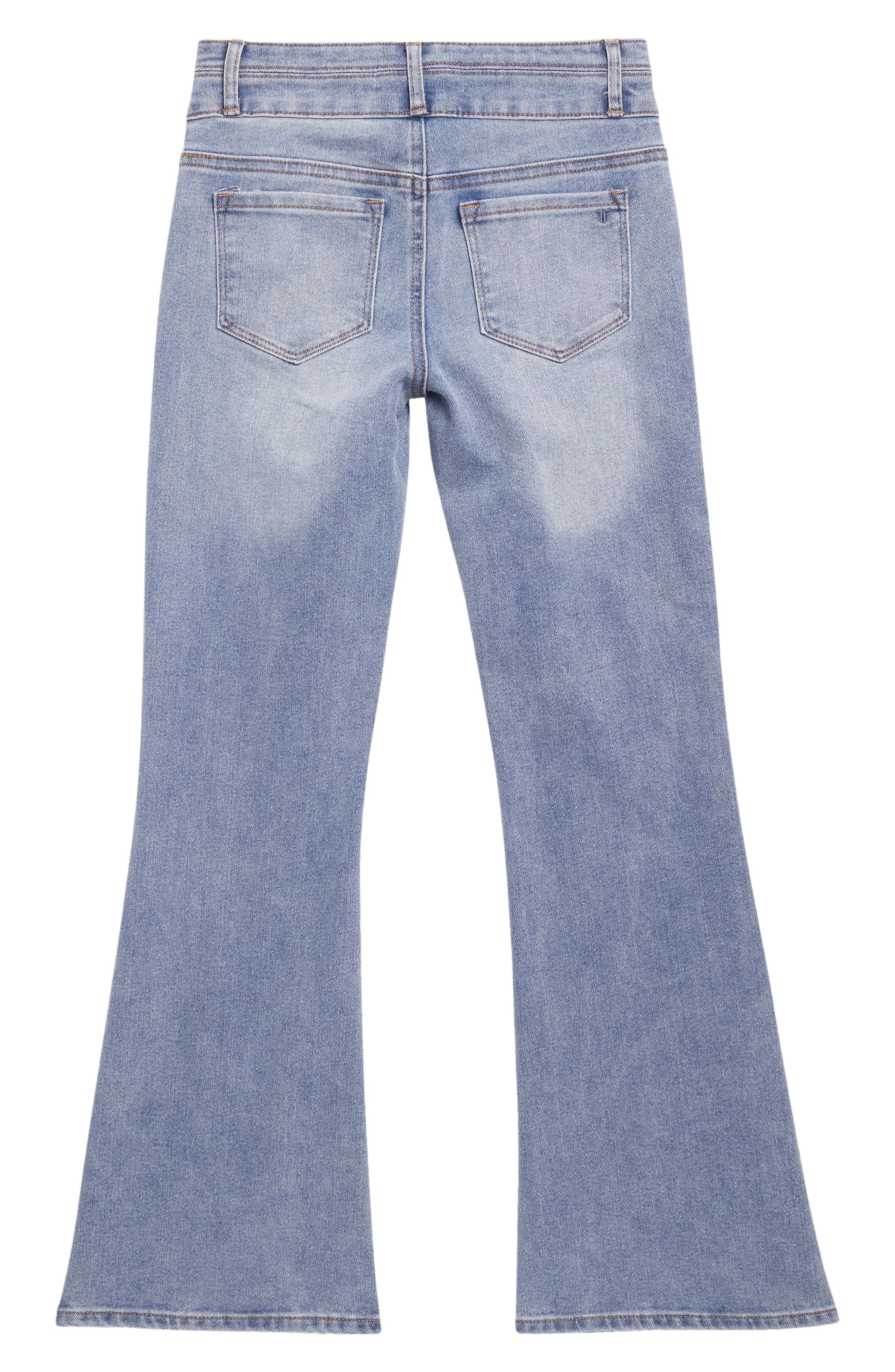 Tractr Kids' Star Snap Flare Jeans | Nordstromrack