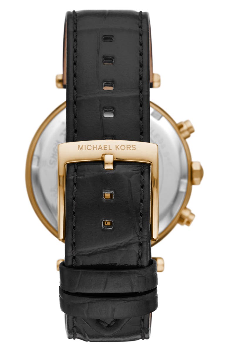 Michael Kors MICHAEL Michael Kors Parker Chronograph Leather Strap ...