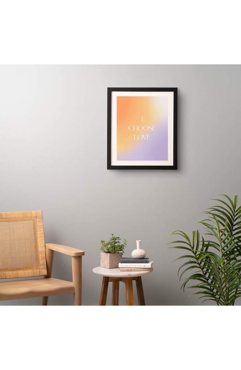 Deny Designs Bohomadic Studio I Choose Love Art Print - 19"x22.4 ...