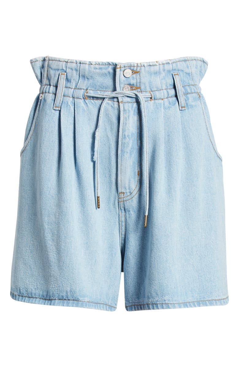 FRAME Drawstring Paperbag Denim Shorts | Nordstromrack