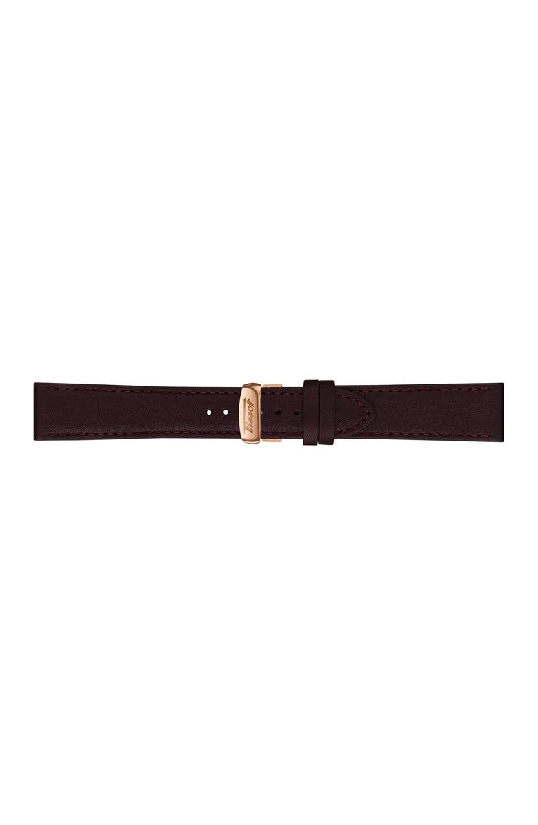 Tissot Men's Heritage Rectangle Face Leather Strap Watch, 27mm ...