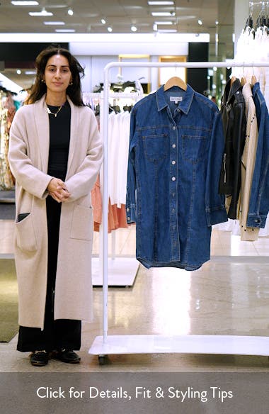 Alex Mill Marissa Long Sleeve Denim Shirtdress | Nordstromrack