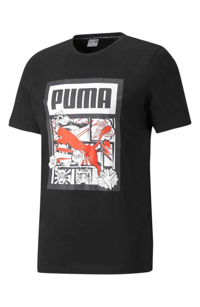 PUMA Box Logo Graphic Tee | Nordstromrack