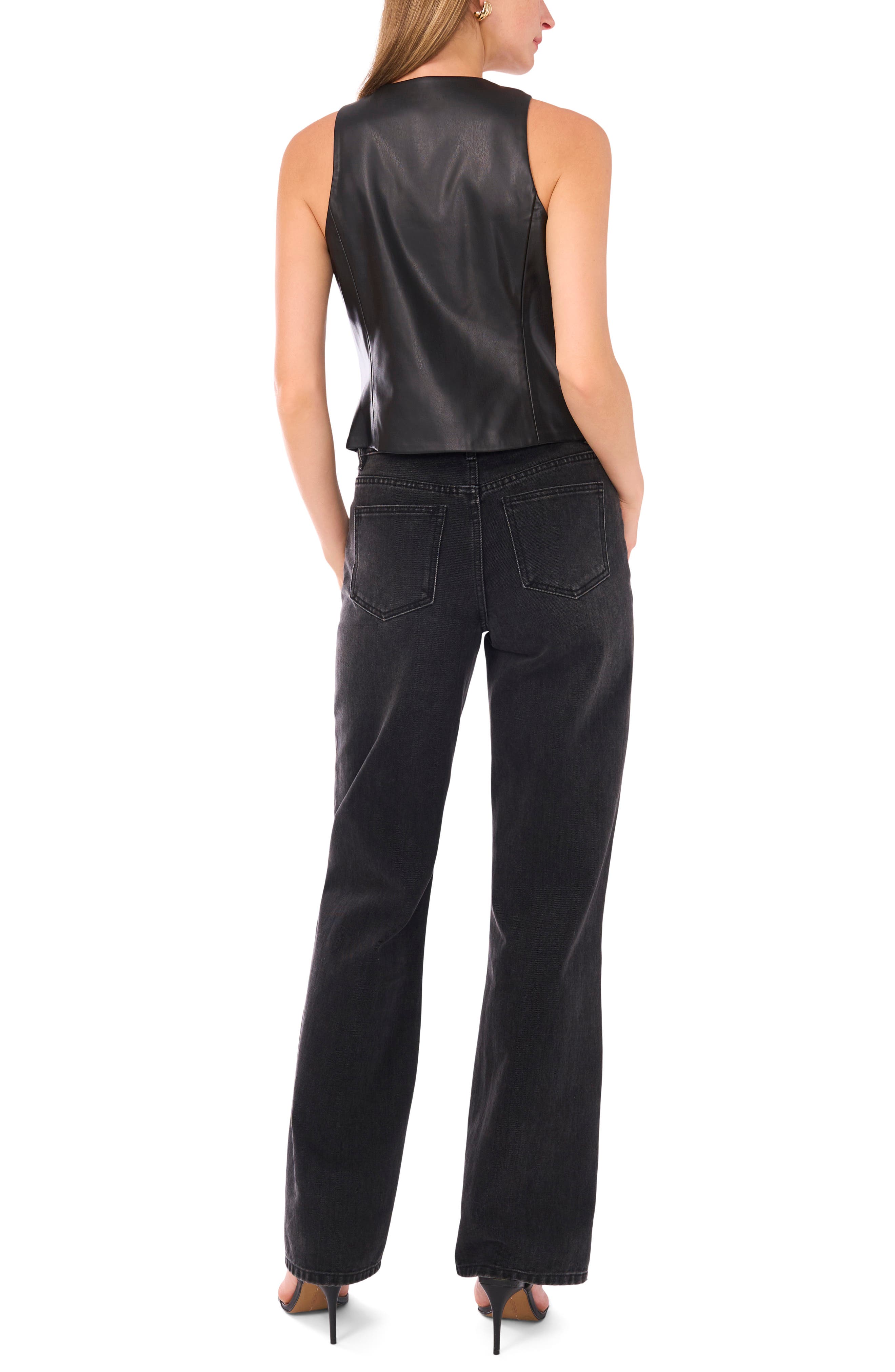 1.STATE Faux Leather Vest | Nordstromrack