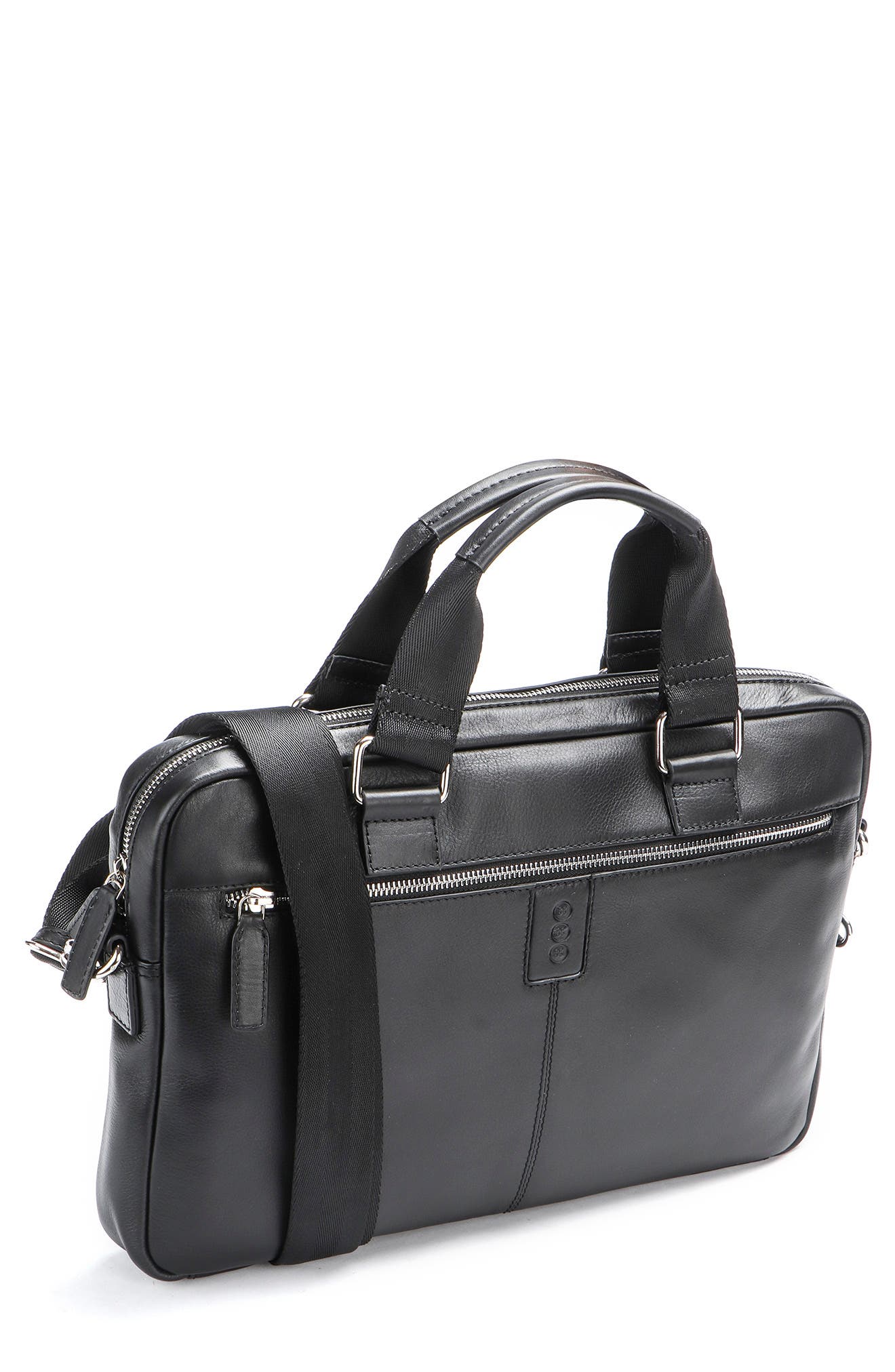 PINO BY PINOPORTE Slip Zip Leather Briefcase | Nordstromrack