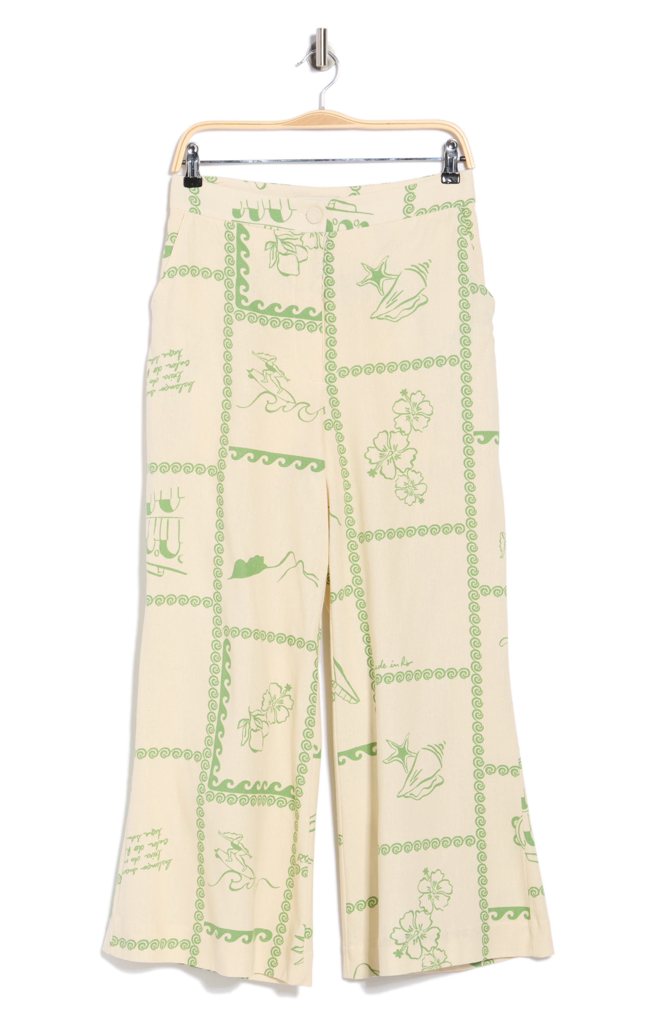 DRESS TO Border Print Pants | Nordstromrack