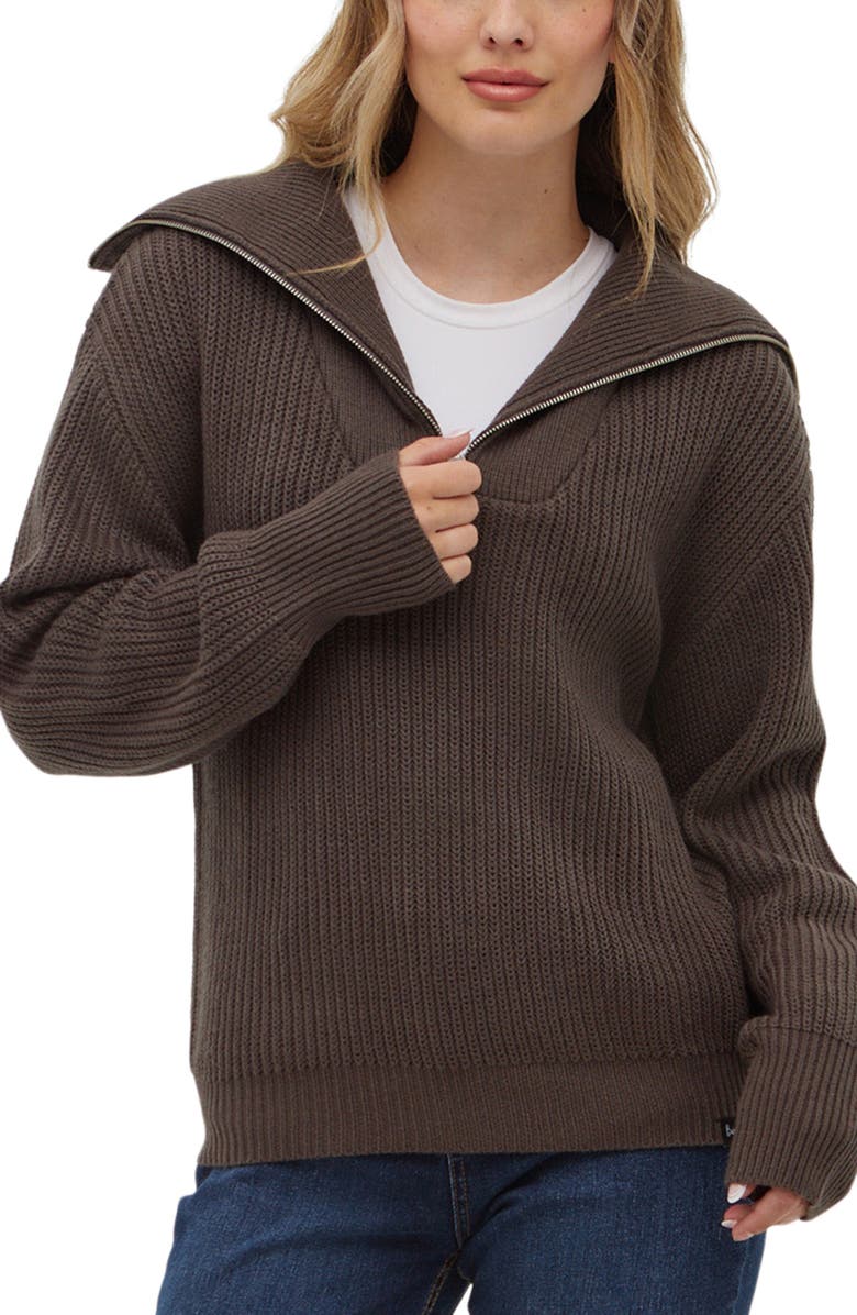 Bench. Thurynn Oversize Quarter Zip Sweater | Nordstromrack