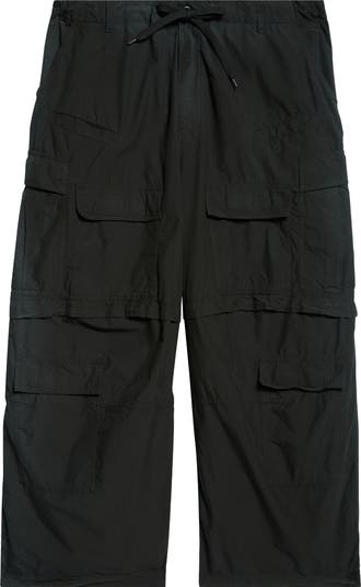 Balenciaga Oversize Cotton Ripstop Convertible Cargo Pants Balenciaga Oversize Cotton Ripstop Convertible Cargo Pants