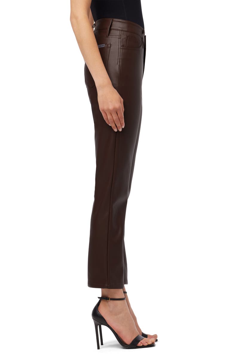 Joe's Mid Rise Faux Leather Crop Wide Leg Pants | Nordstromrack
