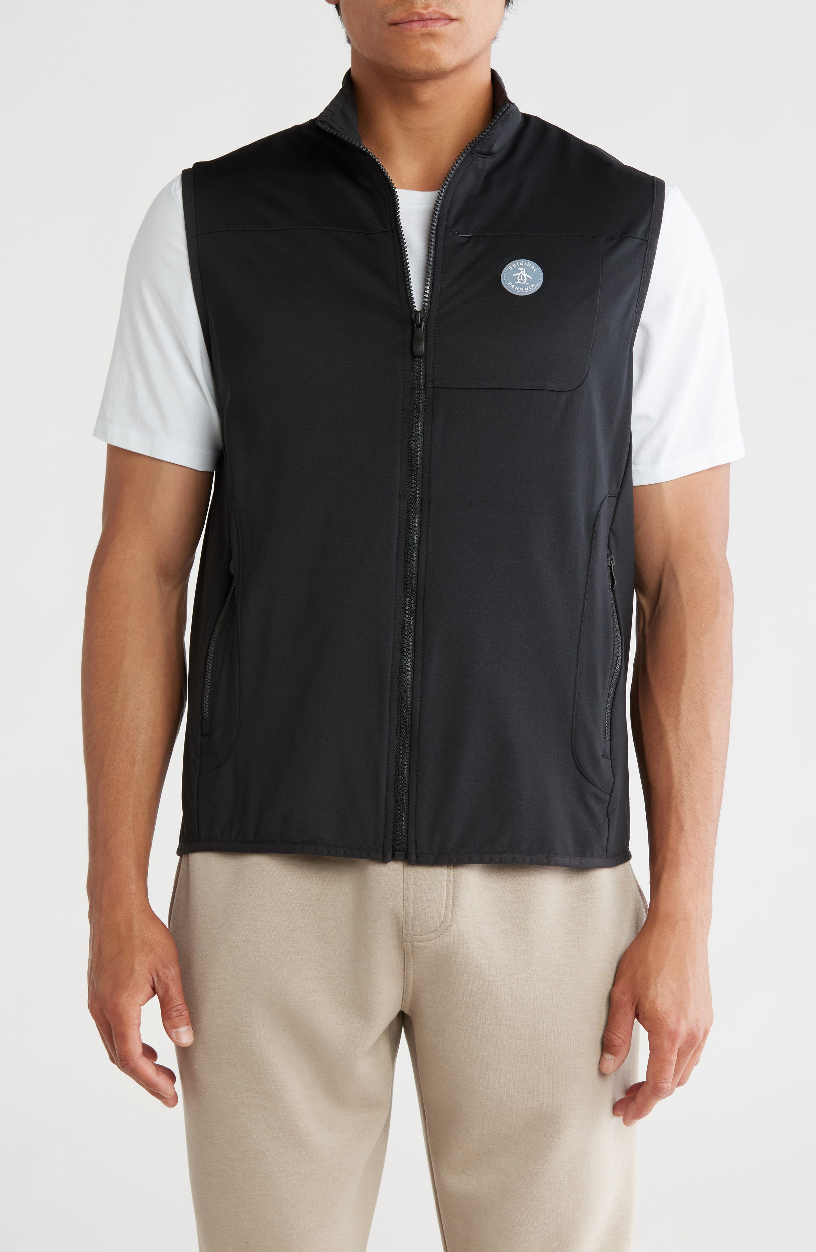 Original Penguin Lightweight Full-Zip Golf Vest | Nordstromrack