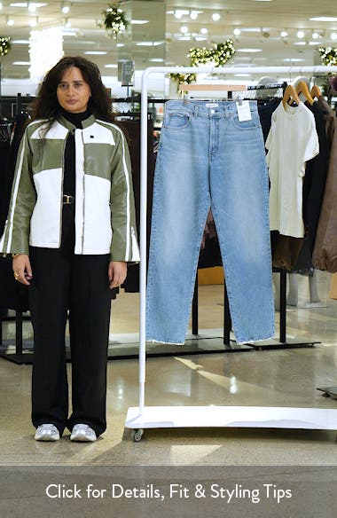 Madewell The Longline Straight Jeans | Nordstrom