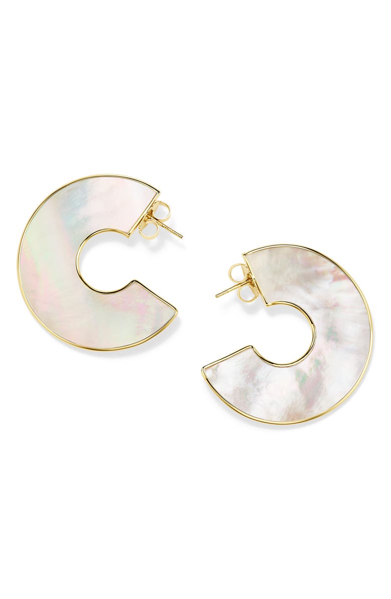Ippolita Rock Candy® 18K Gold Mother-of-Pearl Hoop Earrings | Nordstromrack