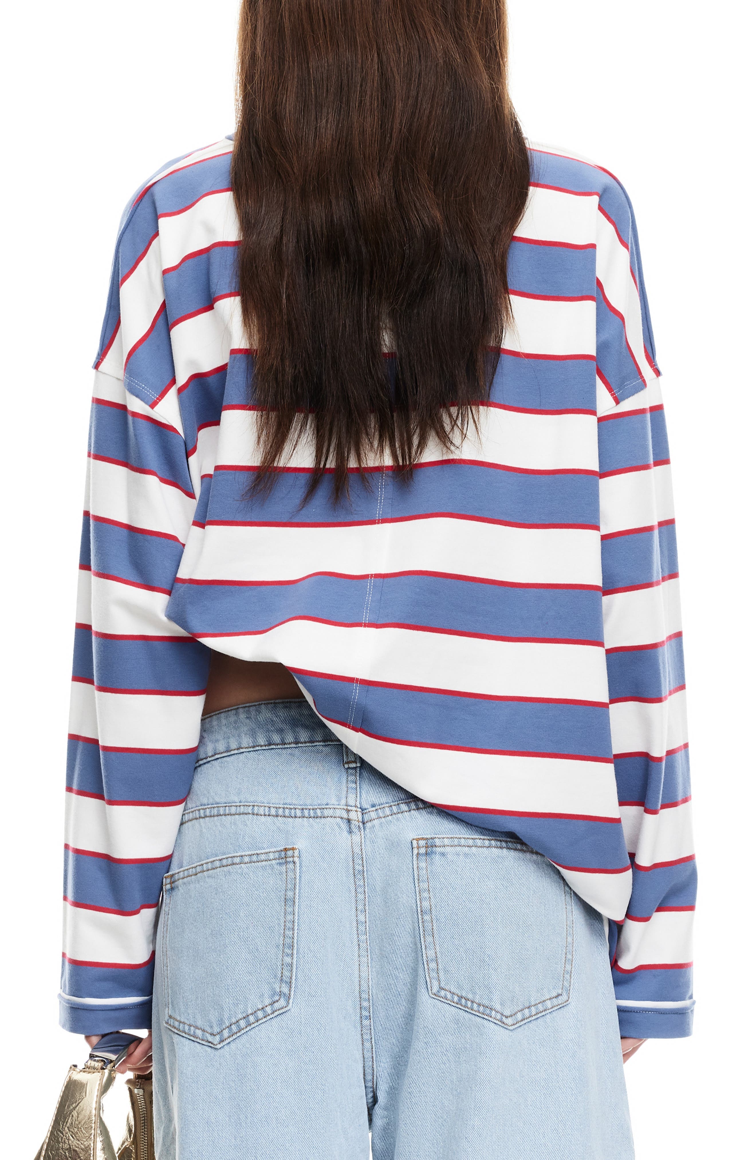 LIONESS Horizon Stripe Long Sleeve Top | Nordstrom