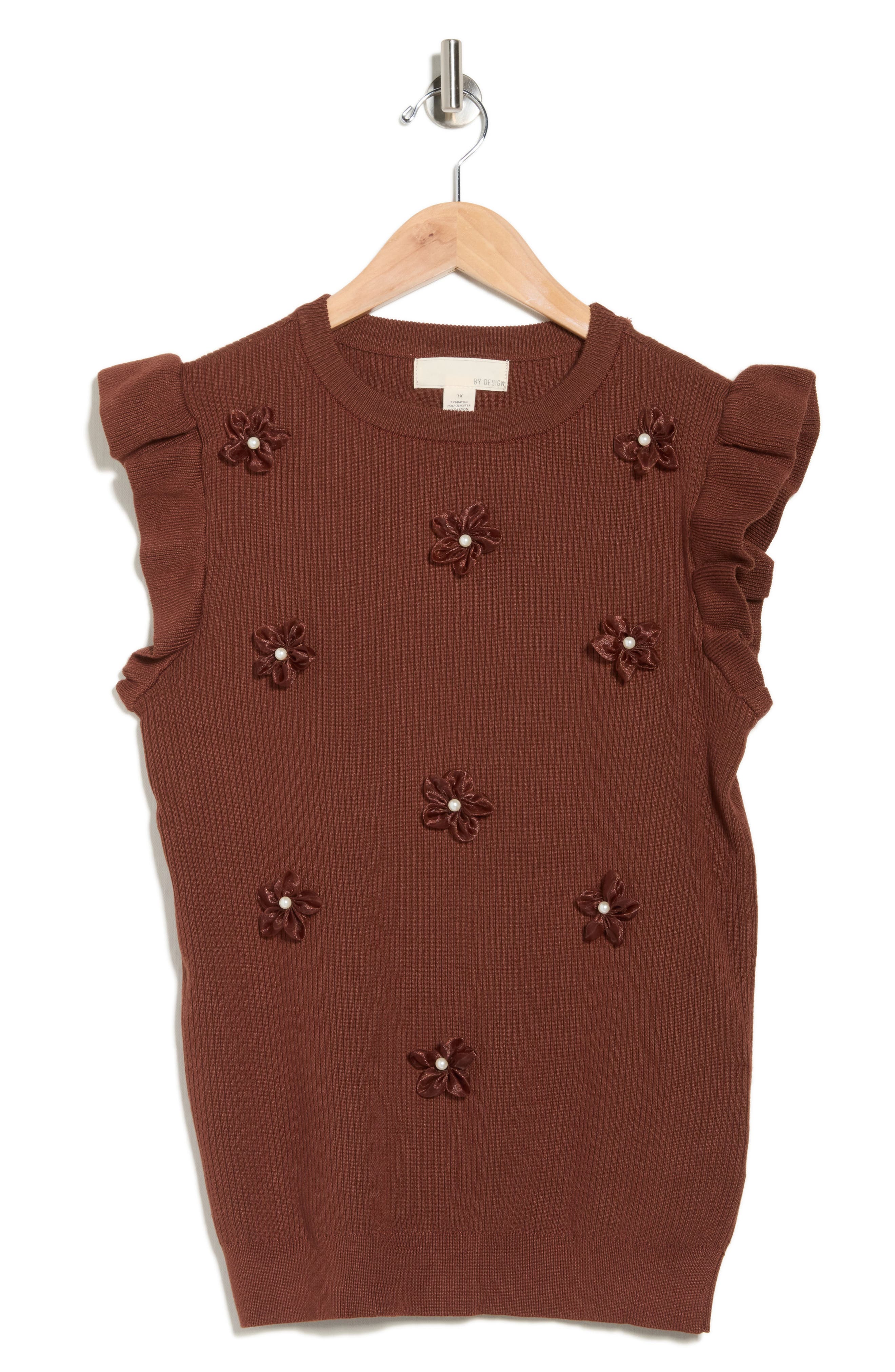 BY DESIGN Florina Embellished Sweater | Nordstromrack