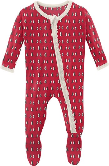 KicKee Pants Muffin Ruffle Fitted One-Piece Pajamas | Nordstromrack