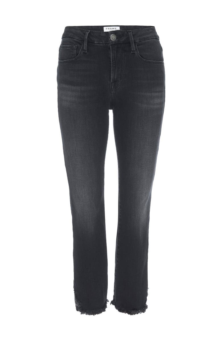 FRAME Le Cropped Raw Edge Mini Bootcut Jeans | Nordstromrack