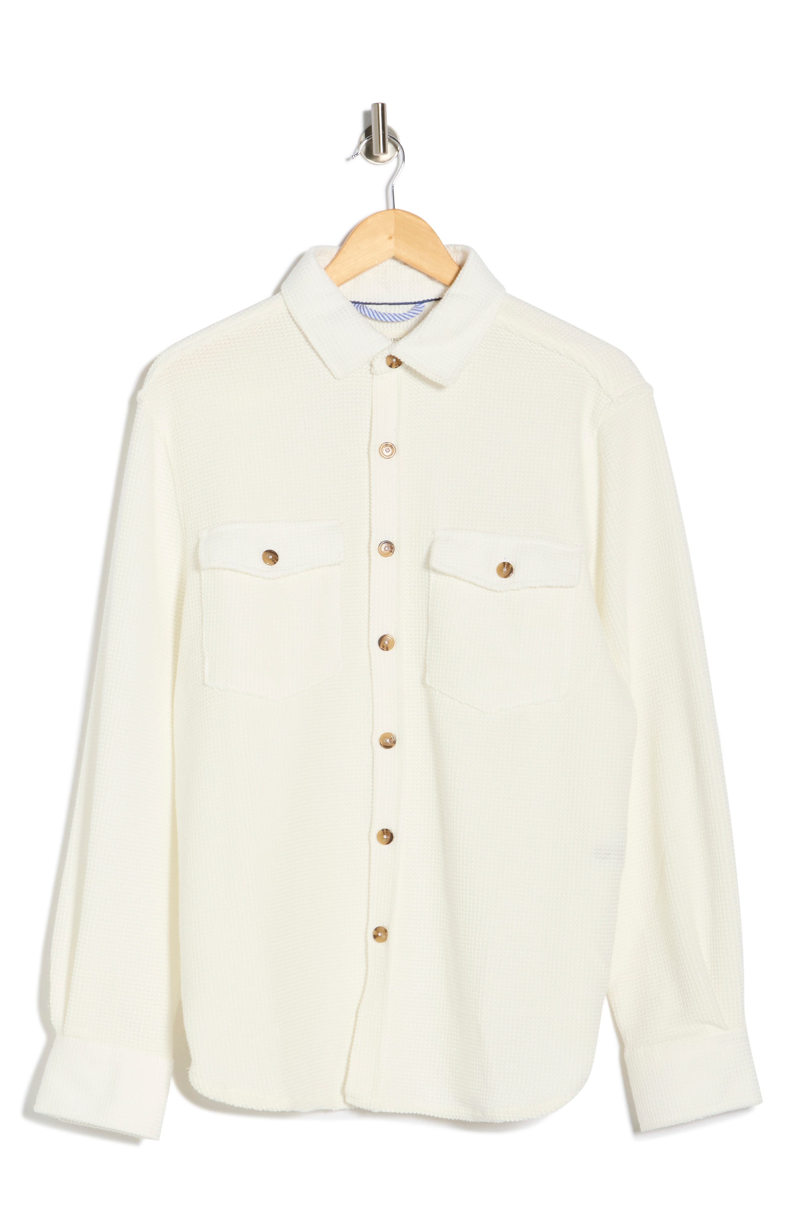 Solid Textured Shirt Jacket (Men) | Nordstromrack