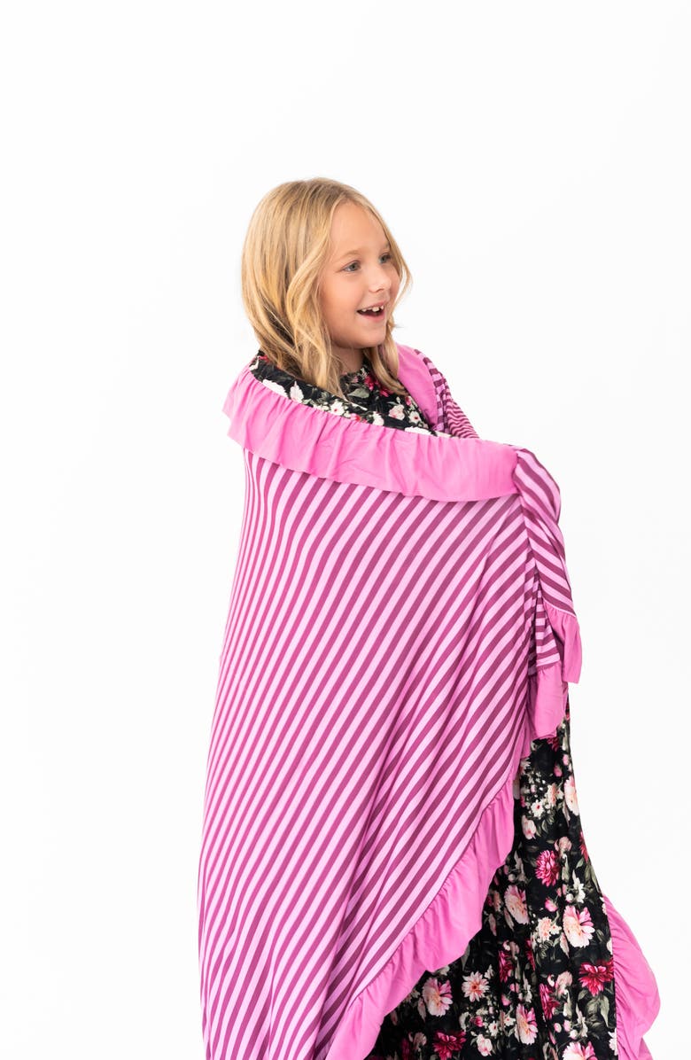Laree + Co Fallon Ruffle Toddler Blanket | Nordstrom