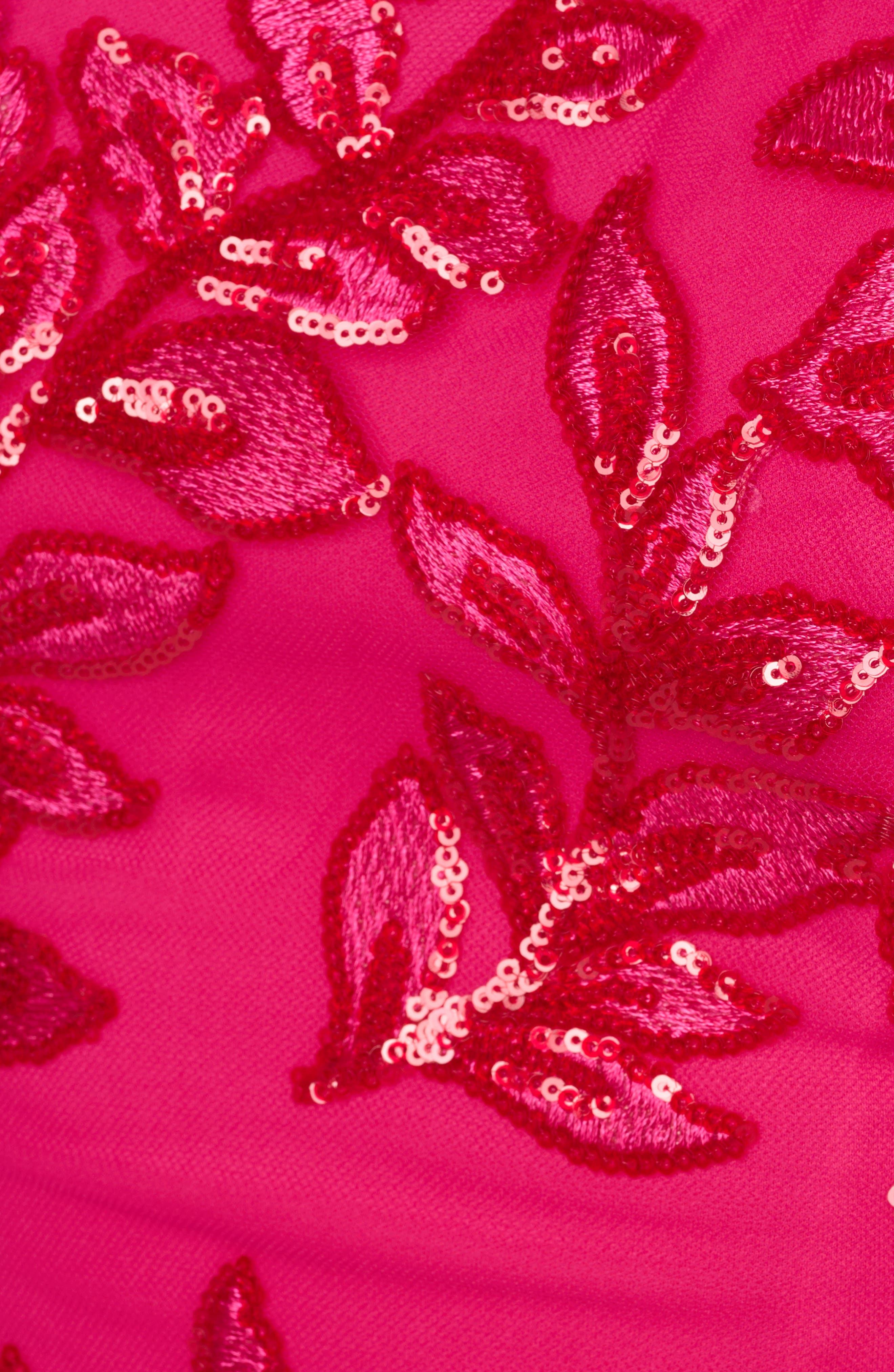Adrianna Papell Sequin Leaf Sheath Dress (Women) | Nordstrom