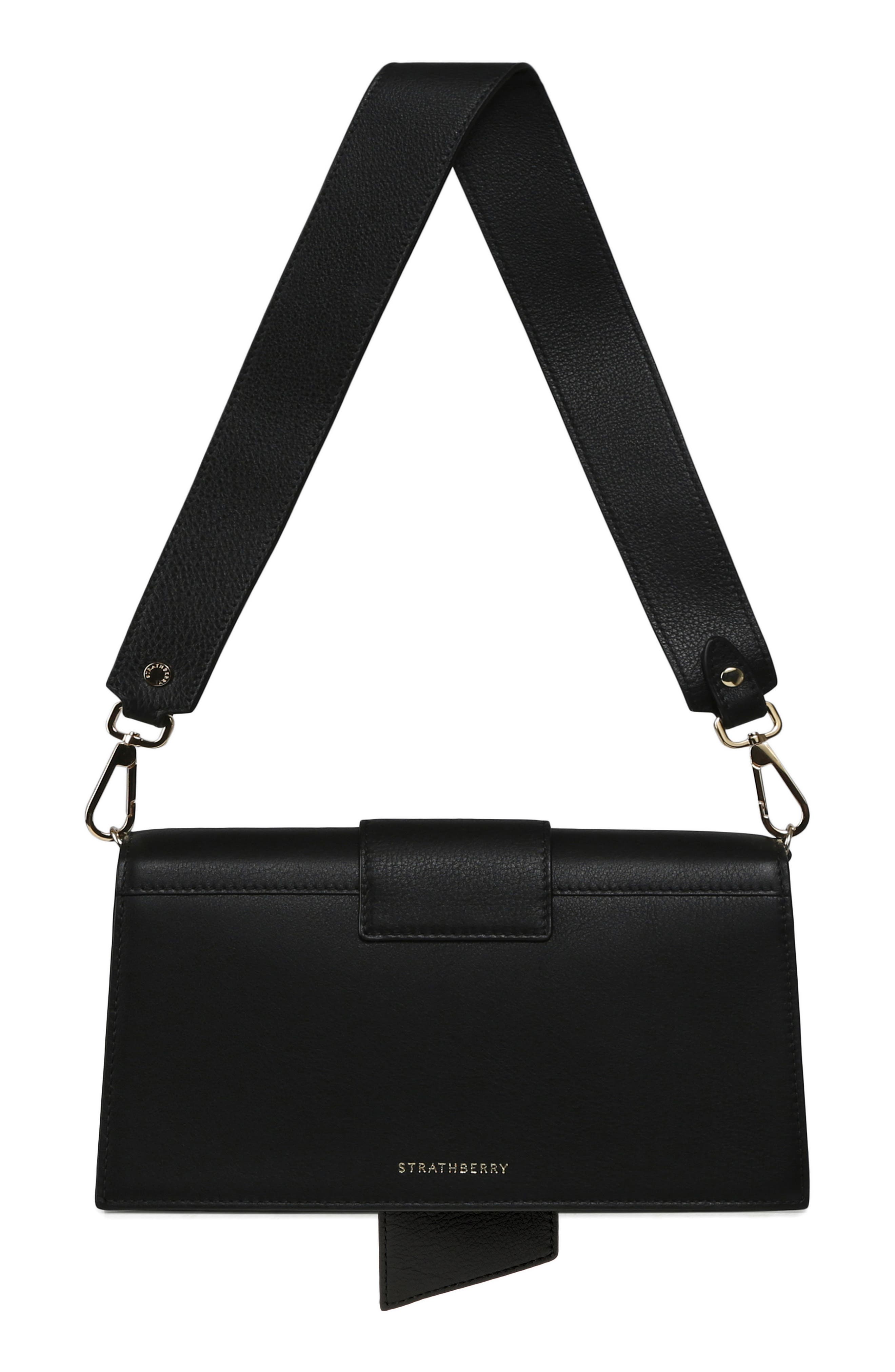Strathberry Mini Crescent Leather Shoulder Bag | Nordstrom