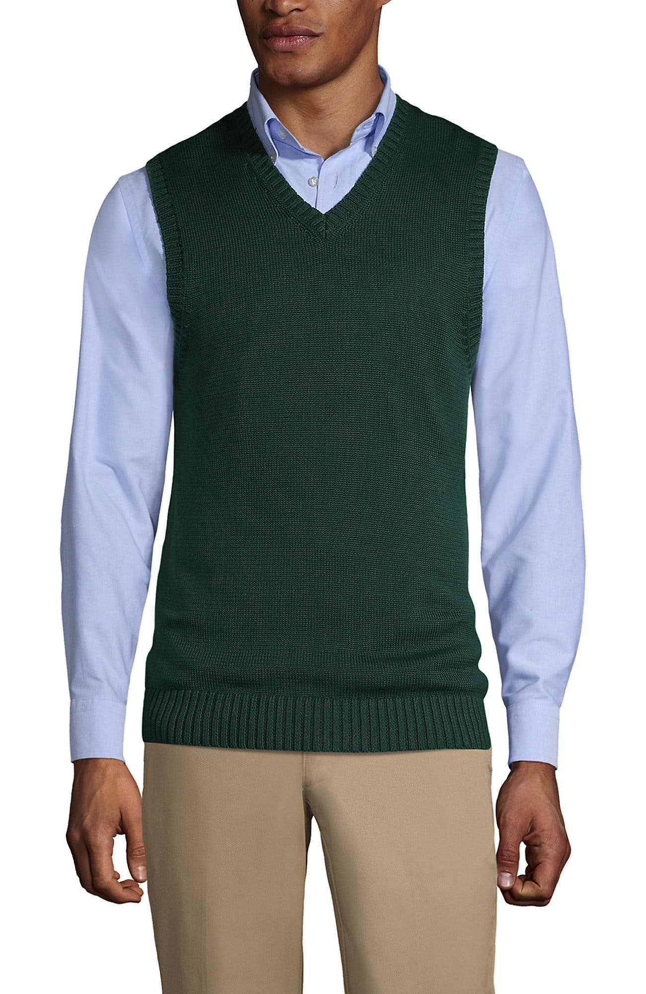 Lands' End School Uniform Cotton Modal Sweater Vest | Nordstrom