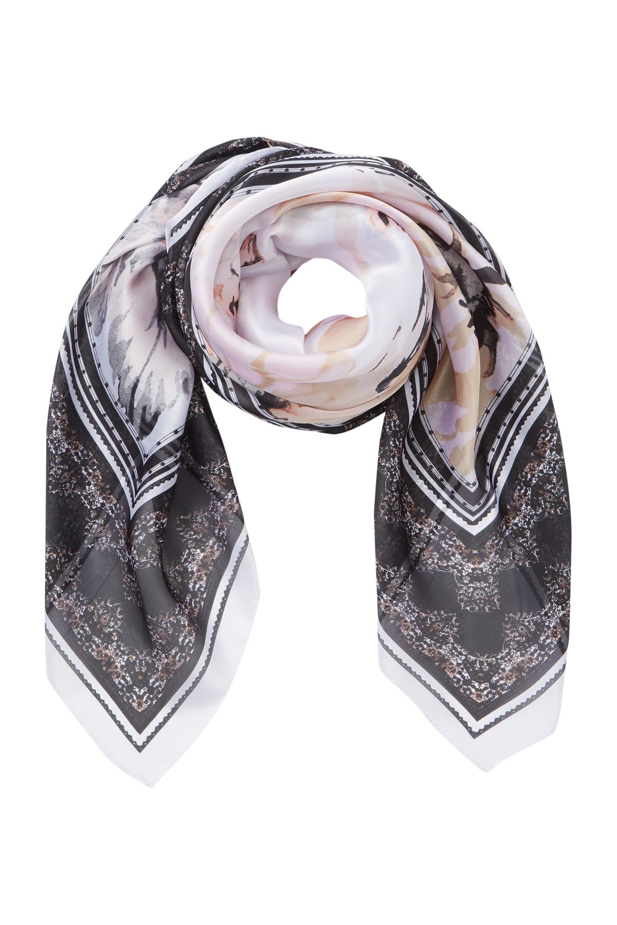 MAX STUDIO Spring Sunset Square Scarf | Nordstromrack