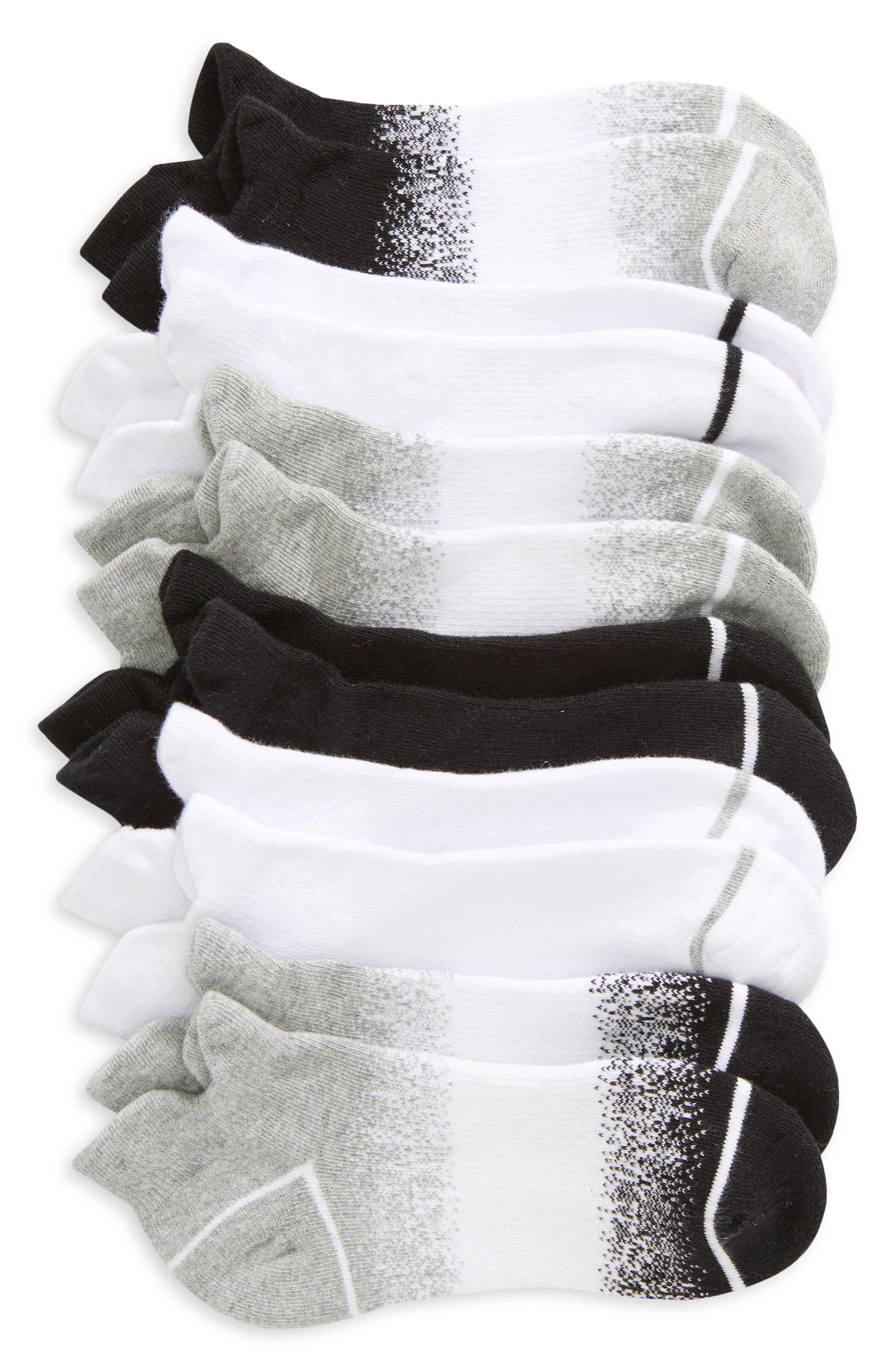 Zella Girl Kids' Assorted 6-Pack No-Show Socks | Nordstromrack