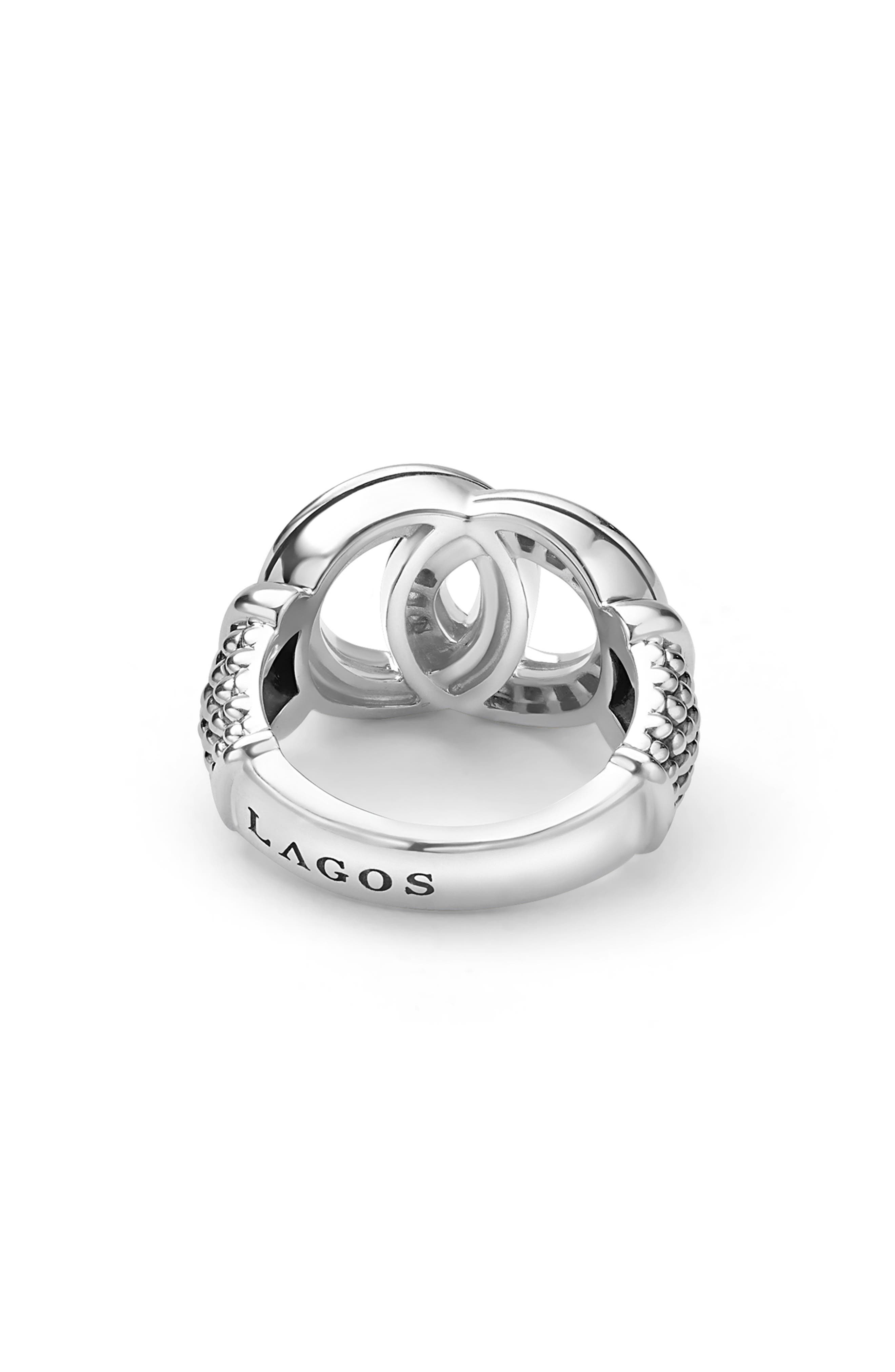 LAGOS Signature Caviar Interlocking Diamond Ring | Nordstrom