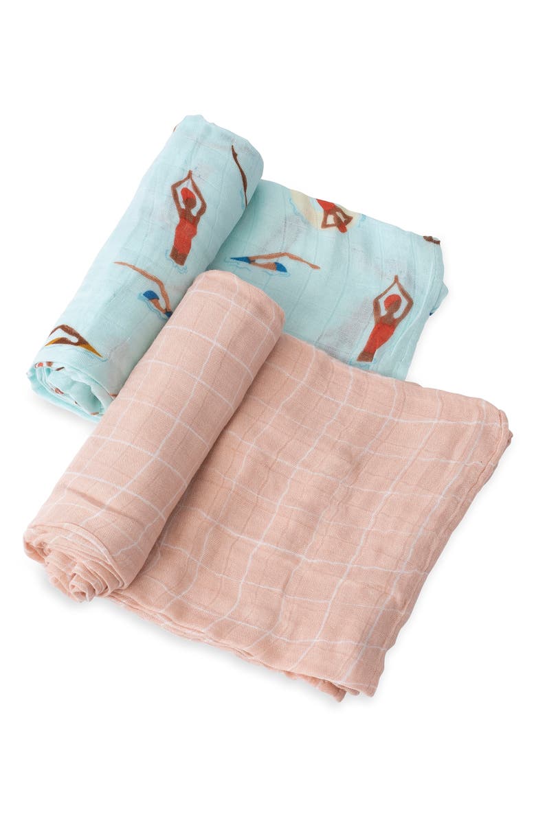 little unicorn 2-Pack Deluxe Muslin Swaddle Blankets | Nordstromrack