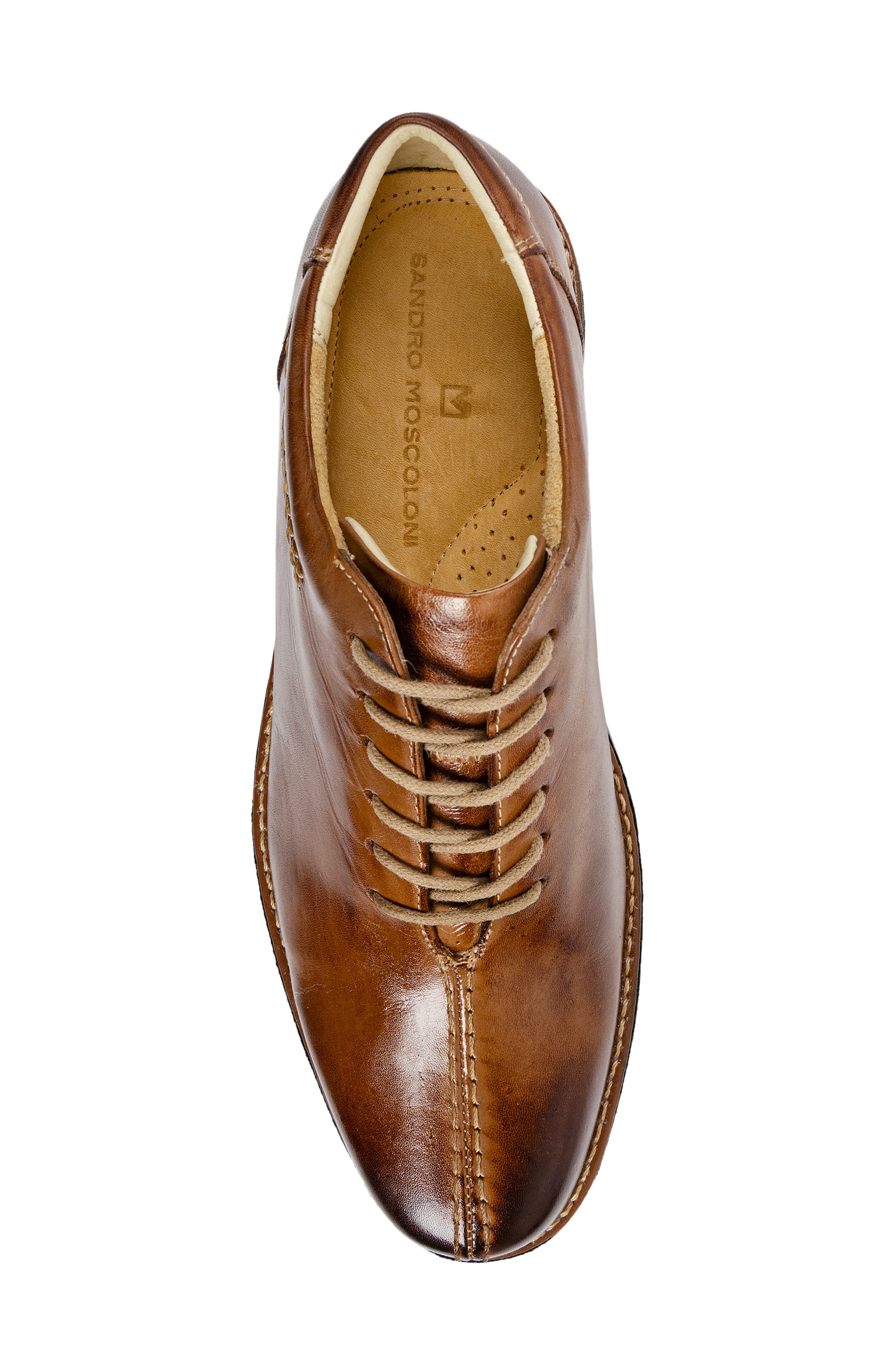 Sandro Moscoloni Center Seam Leather Oxford (Men) | Nordstromrack