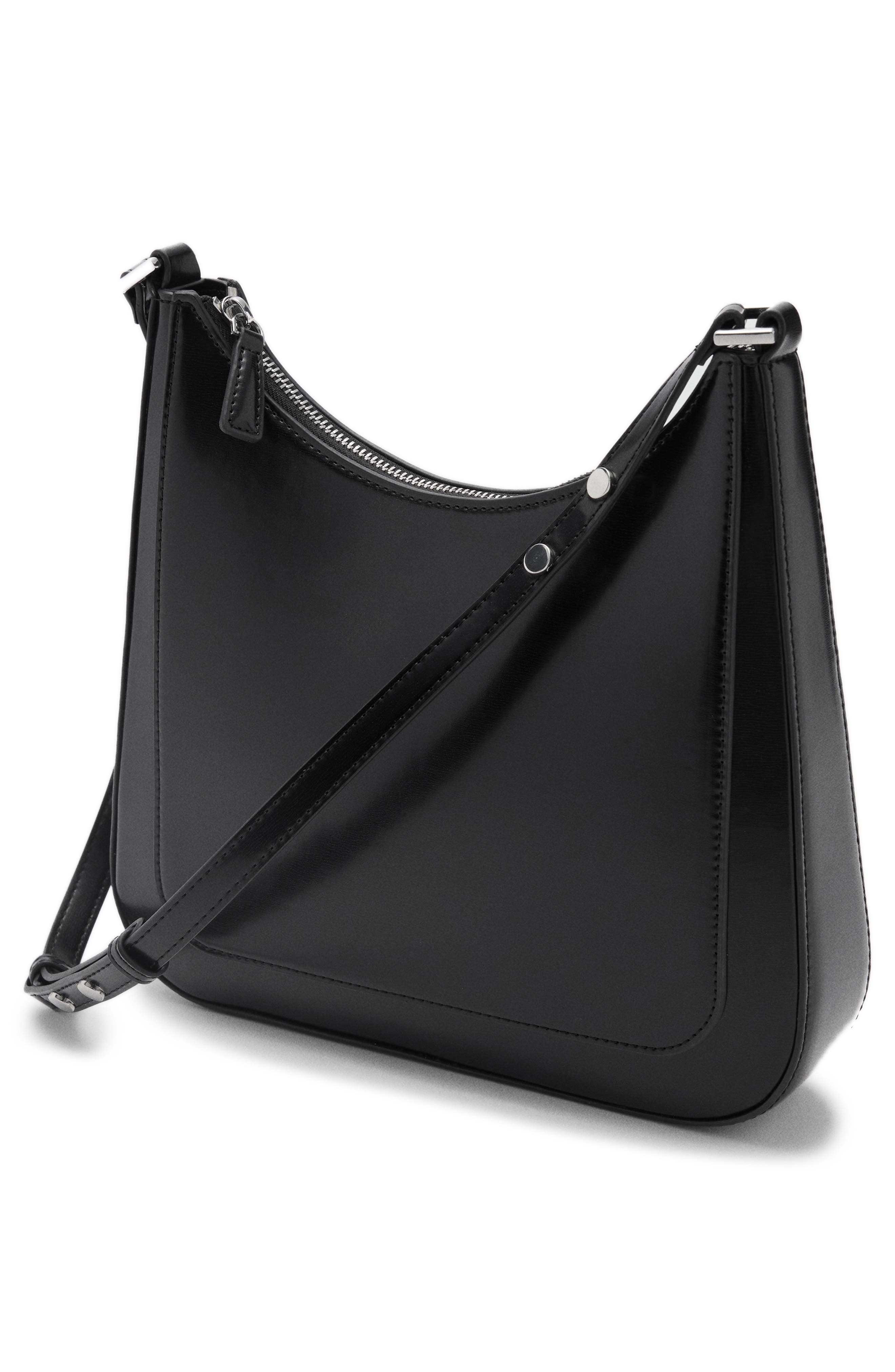MANGO Square Faux Leather Shoulder Bag | Nordstromrack