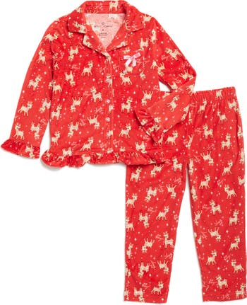 Betsey Johnson Kids' Plush Two-Piece Pajamas | Nordstromrack