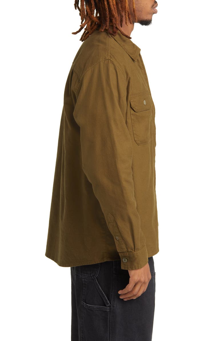 Carhartt Work In Progress Milford Zip Front Cotton Twill Shirt Jacket ...