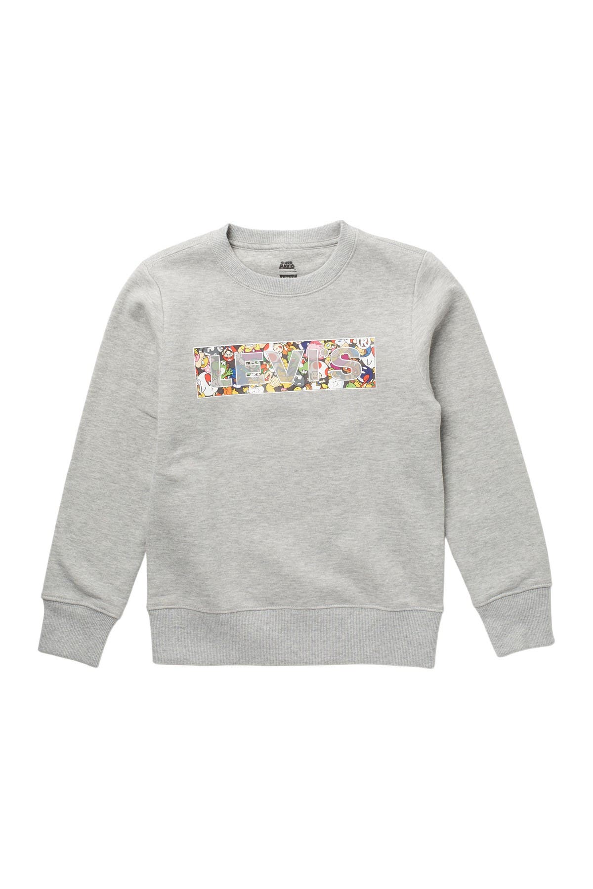 Levi's® x Super Mario™ Mario Power Up Crew Neck Pullover | Nordstromrack