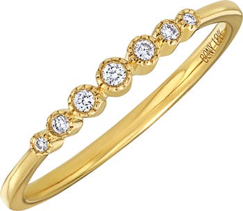 Bony Levy Mykonos 18K Yellow Gold Diamond Stackable Ring - 0.06ct ...