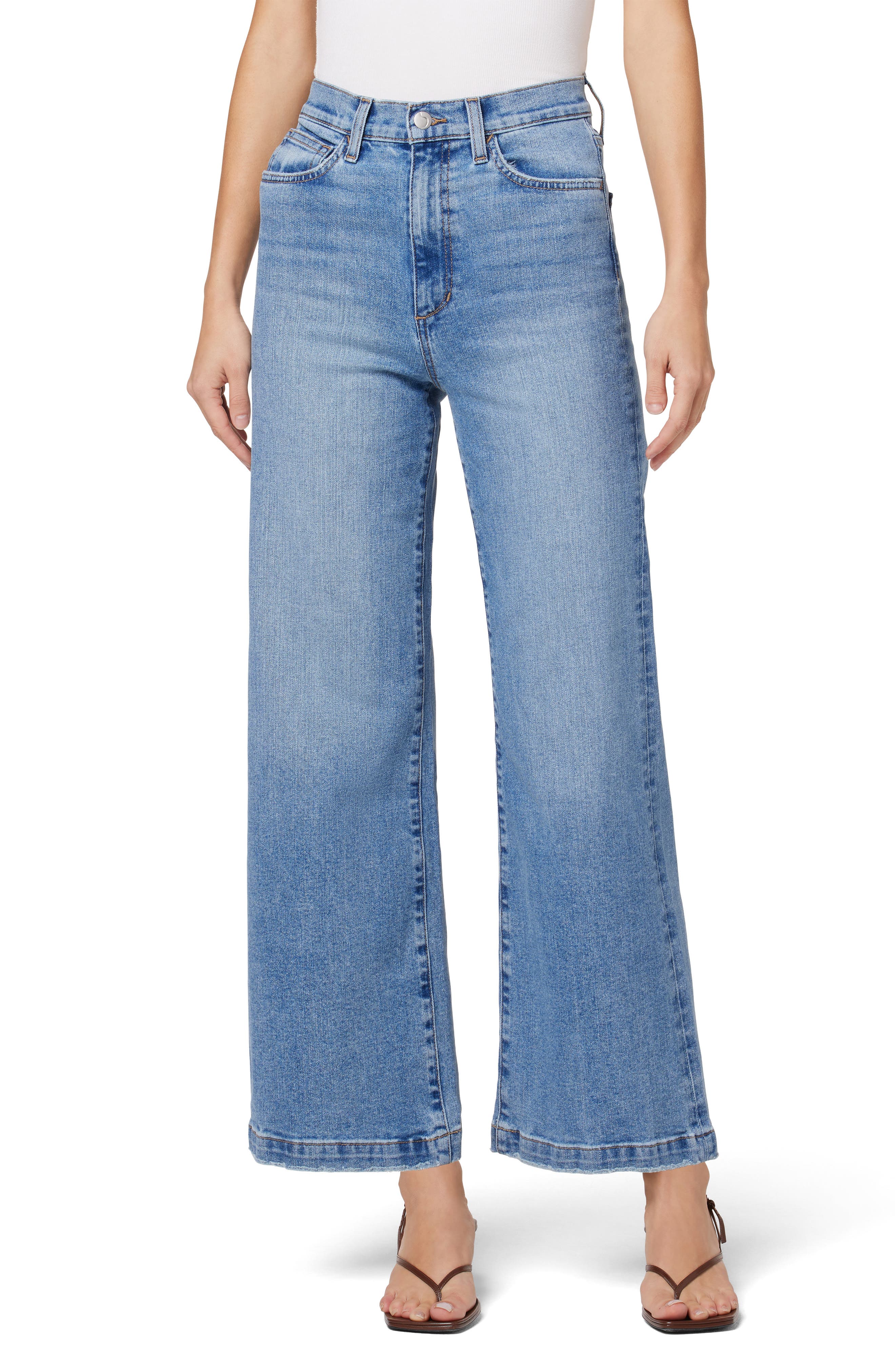 Joe's High Rise Wide Leg Ankle Crop Jeans | Nordstromrack