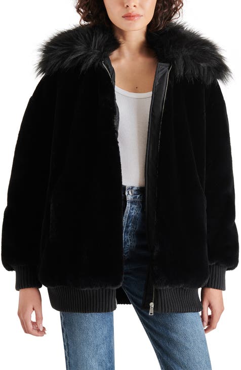 Women's Black Faux Fur Coats | Nordstrom