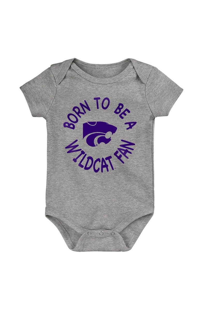 Outerstuff Newborn & Infant Purple/White/Heather Gray Kansas State ...