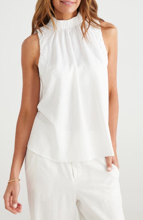 Women's Linen Blend Tops | Nordstrom