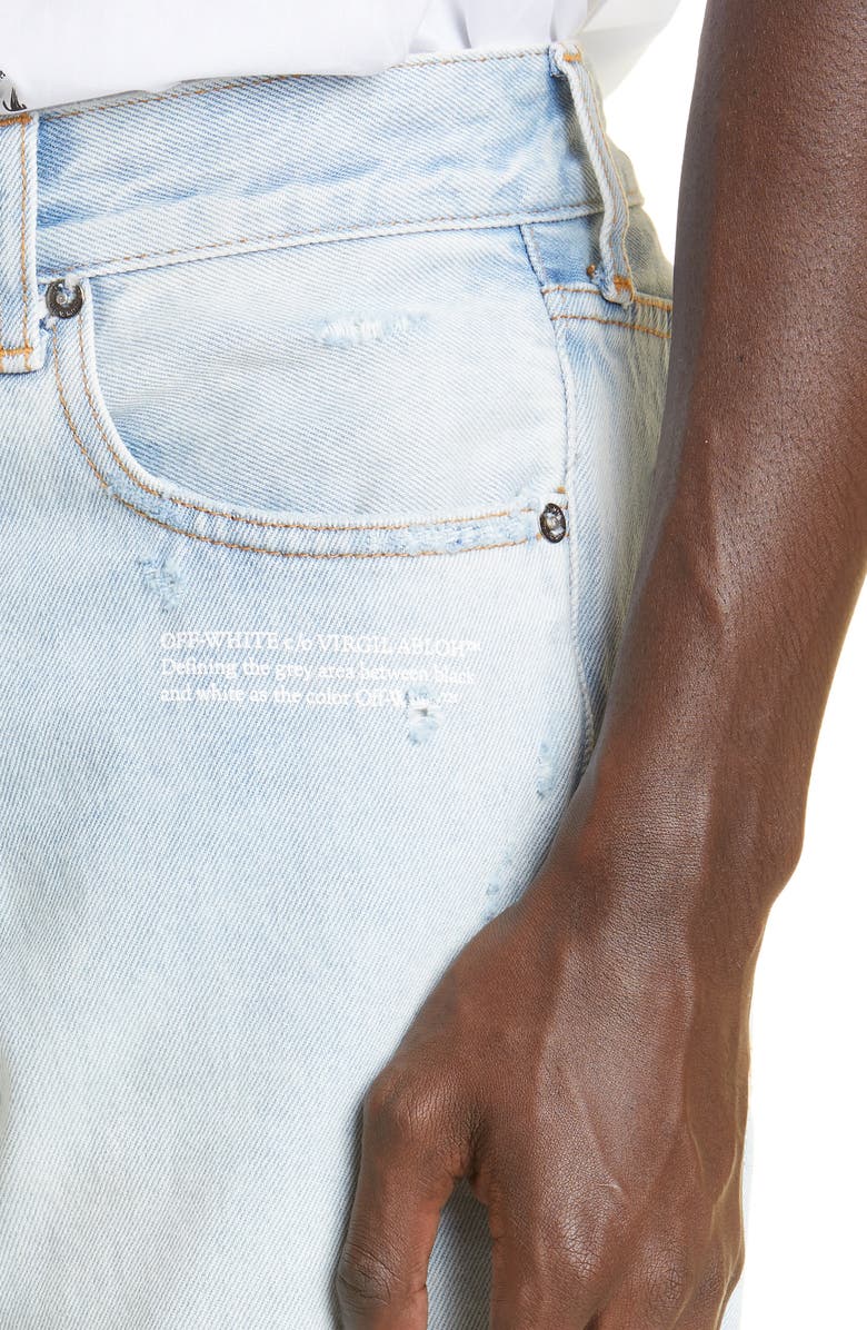 Off-White Men's Distressed Skinny Jeans | Nordstromrack