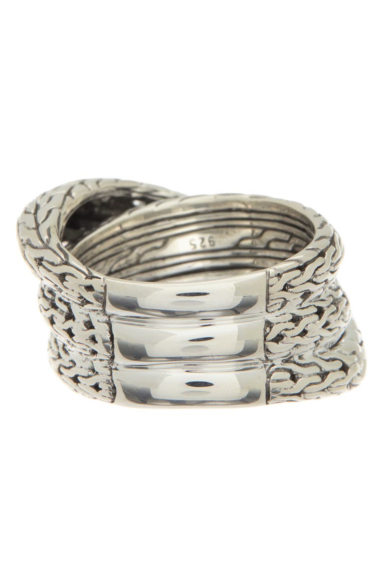 John Hardy Sterling Silver Classic Chain Wrap Ring | Nordstromrack