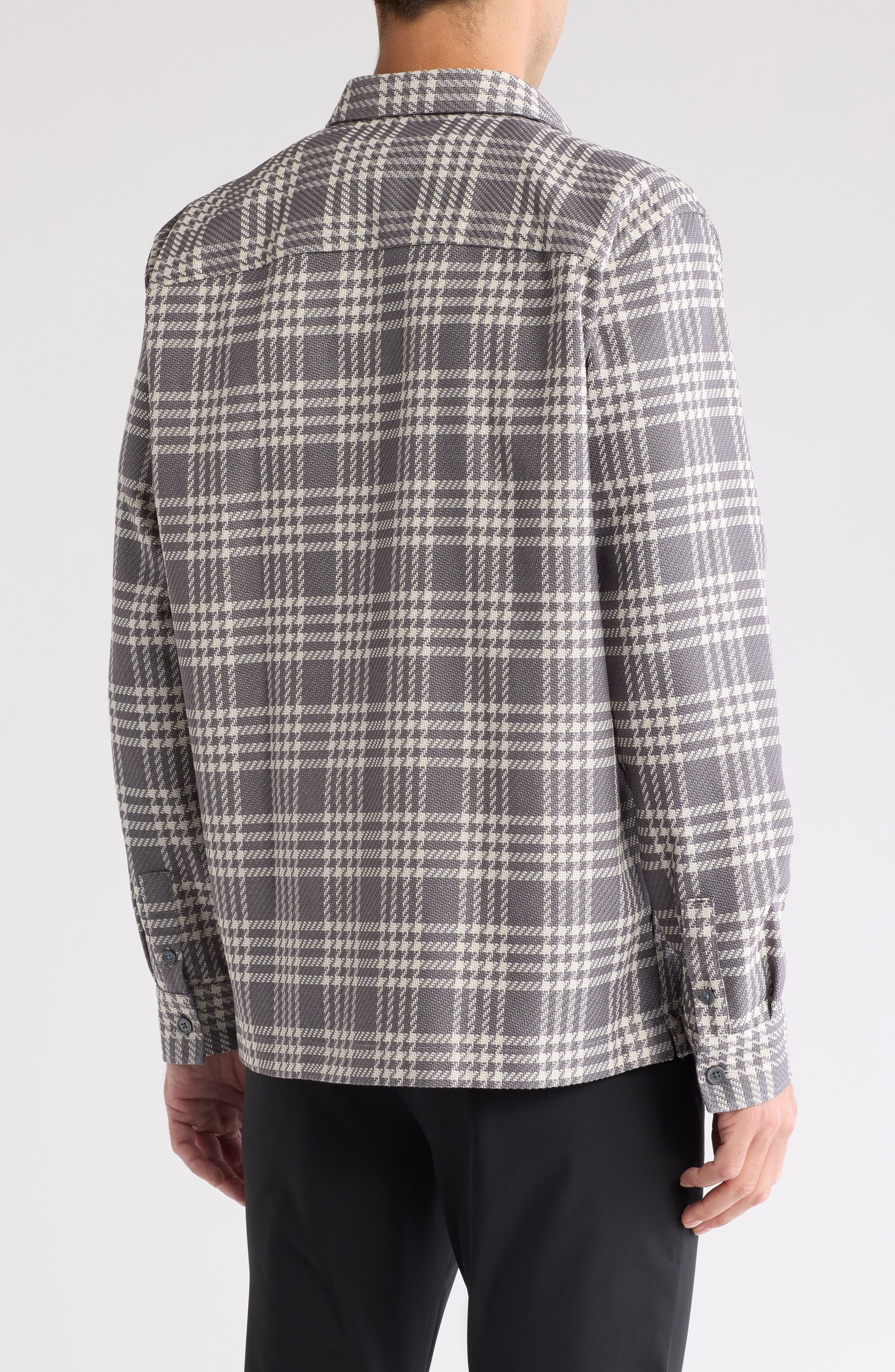 Textured Check Overshirt (Men) | Nordstromrack
