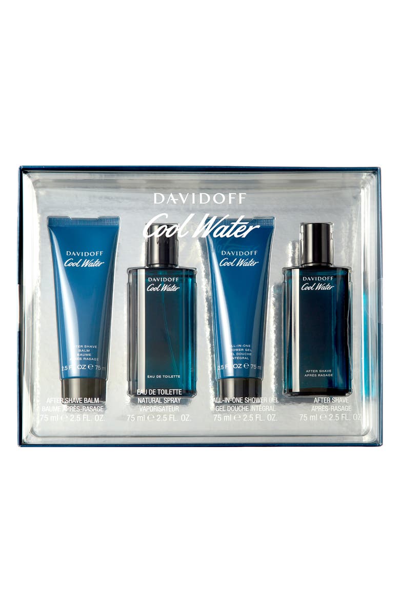 DAVIDOFF COOL WATER Cool Water 4-Piece Eau de Toilette Set | Nordstromrack