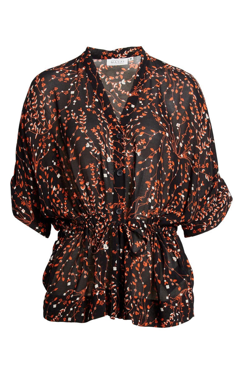 Masai Copenhagen Irekana Floral Top | Nordstromrack