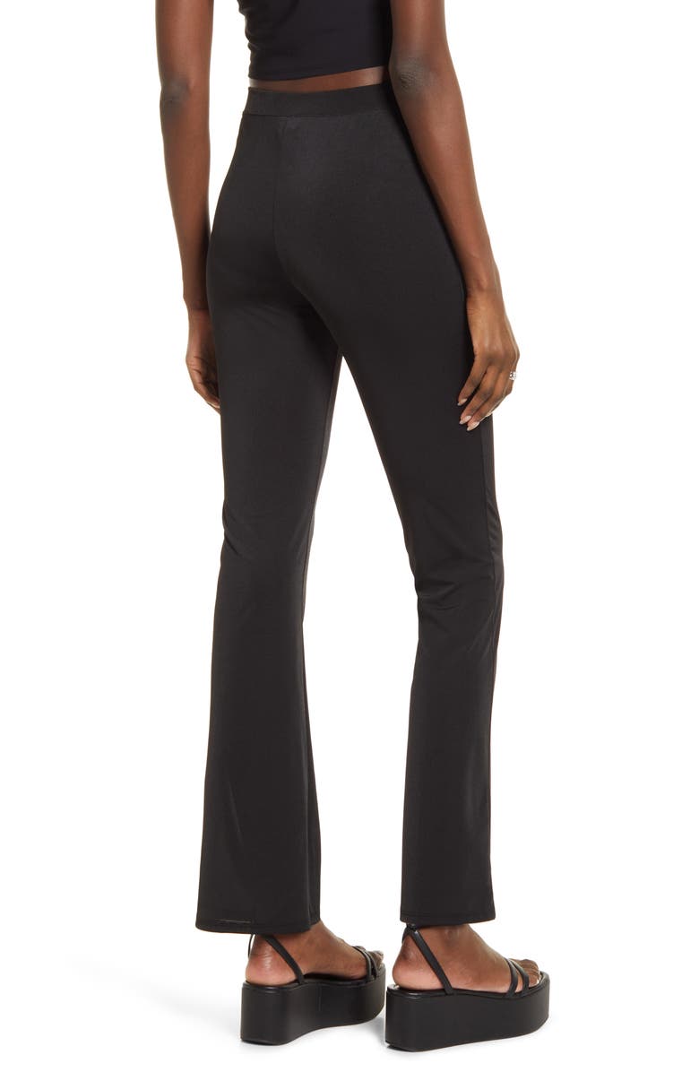 Open Edit Sheen Knit Flare Pants | Nordstromrack