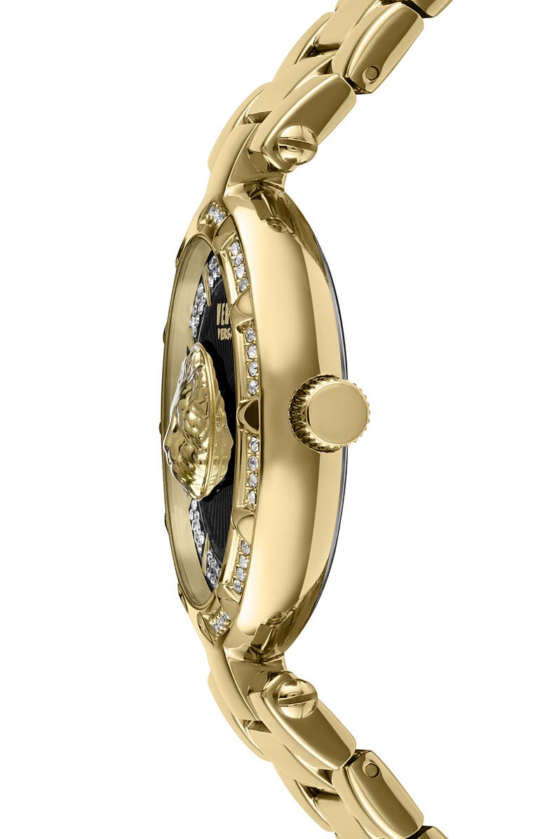 VERSUS Versace Sertie Gold IP Stainless Steel Bracelet Watch, 36mm ...