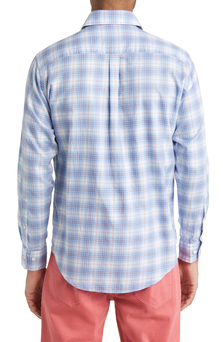 Peter Millar Western Plaid Button-Up Shirt | Nordstrom