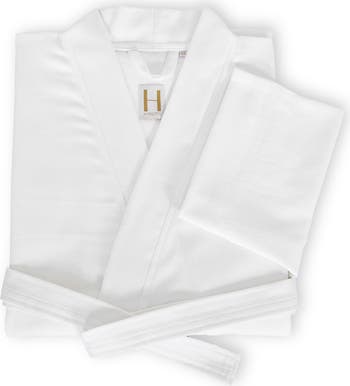 H BY FRETTE Cotton Piqué Robe | Nordstrom