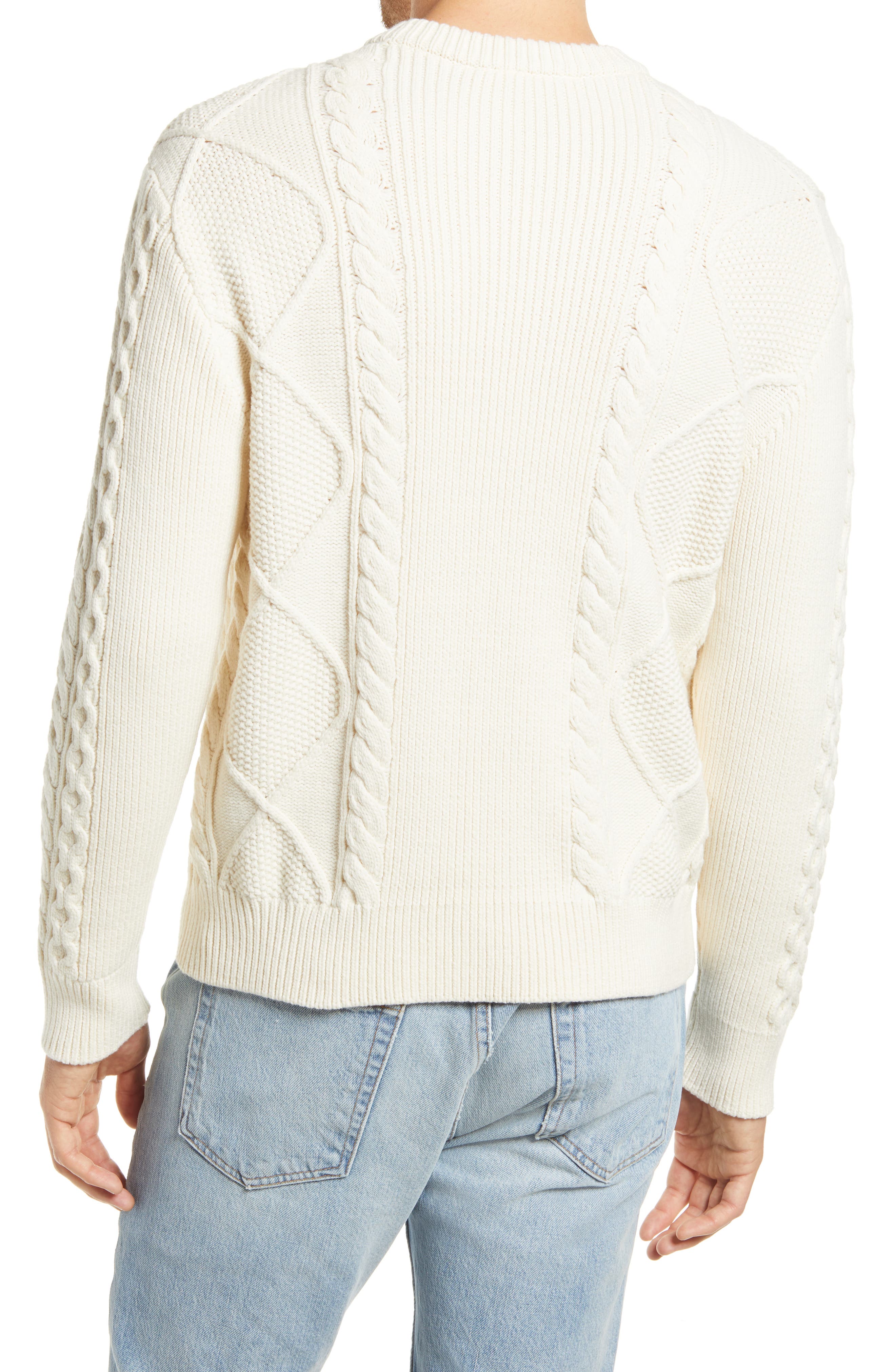 FRAME Cable Knit Sweater (Men) | Nordstromrack