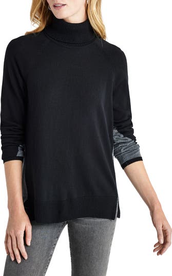 Splendid Elin Colorblock Turtleneck Sweater | Nordstrom